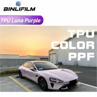 China Luna purple TPU Color PPF Self Healing Paint Protection Film Scratch Resistant Hydrophobic Full Car Body Wrap Film for sale