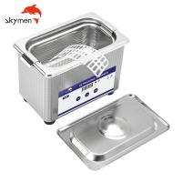 China Eyeglasses Jewelry PCB Skymen Ultrasonic Cleaner Degas Sweep 0.8L LCD Display for sale