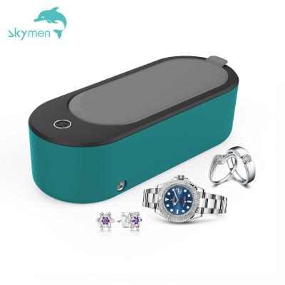 China 360ml 46khz Mini Ultrasonic Cleaner Jewelry Glasses Portable Ultrasonic Cleaning Machine for sale