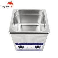 China Small Auto Part SUS304 Stainless Steel Ultrasonic Cleaner 2L Adjustable Timer Heater for sale