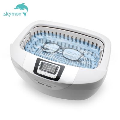 China Heater Dental Medical Ultrasonic Cleaner 2500ml Noiseless Classic White Household for sale