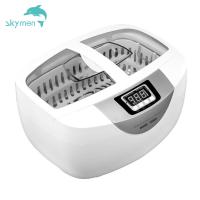 China Heater Dental Medical Ultrasonic Cleaner 2500ml Noiseless Classic White Household for sale