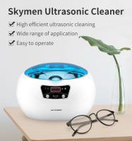 China Skymen consumer household OEM Jewelry Ultrasonic Cleaner 42kHz Eyeglasses cleaning 35W 600ML for sale