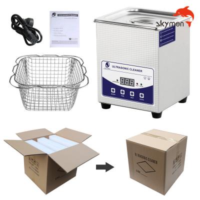 China 2L 60W Lightweight Ultrasonic Hand Cleaner Mechanical Timer For Contact Lenses Cleaning for sale