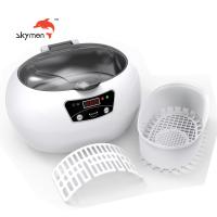 China 600ml Skymen Ultrasonic Cleaner Ultrasonic Jewelry Cleaner Machine With Degas Function for sale