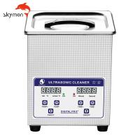 China Skymen 2l 40khz 80w benchtop ultrasonic cleaner with digital timer & heater for sale