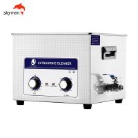 China 15L Ultrasonic table Cleaning Machine with mechanical timer for  Nozzle Cleaning and Car Parts for sale