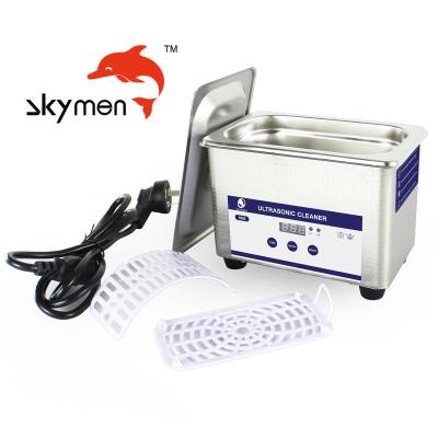 China Skymen 800ML Dental Ultrasonic Cleaner Machine SUS304 Tank For Hardware for sale