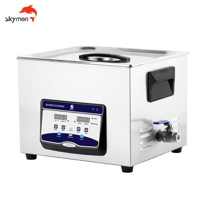 China Adjustable 15L 360w Heated Ultrasonic Bath Cleaner for sale