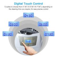 China digital 750ml 35Watt dental ultrasonic cleaners ultrasonic jewelry cleaner CD washing machine for sale