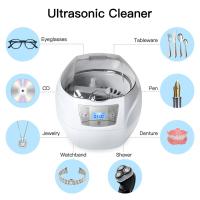 China digital 750ml 35Watt dental ultrasonic cleaners ultrasonic jewelry cleaner CD washing machine for sale