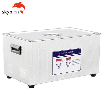 China Skymen 22L 480W Fuel Injector SS304 Lab Tools Ultrasonic Cleaner with Timer and Heater for sale
