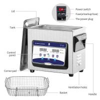 China Benchtop 3200ml 0.75gallon Skymen Ultrasonic Cleaner for sale