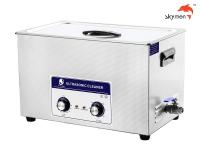 China 600W SUS304 30L Bench Top Ultrasonic Cleaner Mechanical Knob for sale