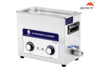 China Mechanical Control 180W 6.5L Lab Ultrasonic Cleaner 40KHz for sale