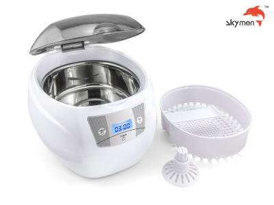China Skymen 750ml 35W 40KHz Stainless steel Ultrasonic CD, Jewelries and Glasses Cleaner for sale