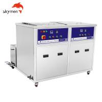 China 100L 2 Tanks 1500W Ultrasonic Parts Cleaner For Sonic Pcb for sale