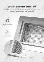 China SUS304 8.5 Gallons Ultrasonic Parts Cleaner 600W For Metals for sale