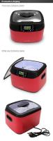 China Skymen 1.2L Ultrasonic Spectacle Cleaner 75W With Detachable SUS Tank for sale