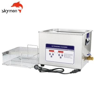China Skymen 10L 240W Sonic Ultrasonic Cleaner SUS304 For Metal Parts for sale