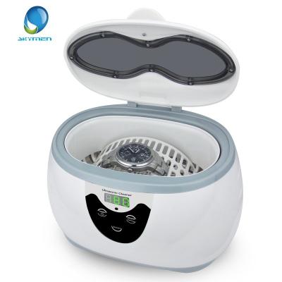 China Jewelries Glasses Coins 40khz Ultrasonic Cleaner Skymen 600ML 35W With Degassing for sale