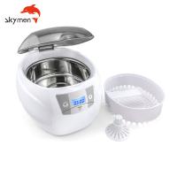 China 750ml Portable Ultrasonic Cleaner Good Price 5 Setting Times Dental Digital for sale