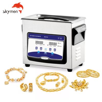 China Digital Timer 120W 0.8 Gallon Ultrasonic Jewelry Washer 40kHz for sale