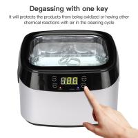 China Degassing Portable Ultrasonic Cleaner 1.2L For jewelry cleaning for sale