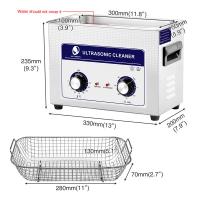 China 4.5L SUS304 Benchtop Ultrasonic Parts Cleaner Mechanical Timer for sale
