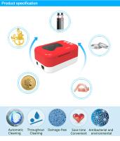 China Rechargeable Battery 200ml Dental Ultrasonic Cleaner 25w for sale