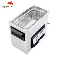 China SS Basket Mechanical Ultrasonic Bath Cleaner 6.5L For Mental Parts for sale