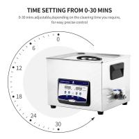 China 40khz Motorcycle Parts Ultrasonic Washing Equipment  15L Skymen JP-060S for sale