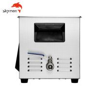 China Timer Control 10L Tabletop Ultrasonic Cleaner Skymen 40KHz 220V for sale