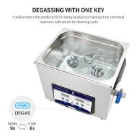 China Timer Control 10L Tabletop Ultrasonic Cleaner Skymen 40KHz 220V for sale