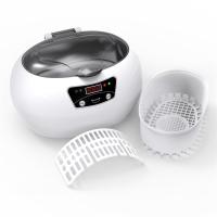 China Digital Timer 600ML Household Ultrasonic Cleaner With Basket for sale