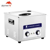 China Skymen JP-060 SS304 15L Mechanical Ultrasonic Cleaner With Heating for sale