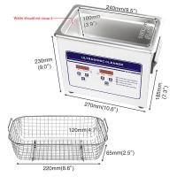 China Sonicator Motherboard 3.2L Metal Ultrasonic Cleaner 120w Skymen 020S for sale