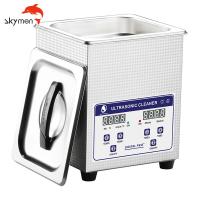 China 220v 2L Jewelry Watch Ultrasonic Cleaner 35W Glass Ultrasonic Cleaning Machine for sale
