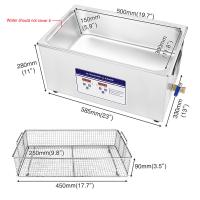 China SUS304 22L Skymen 080S Lab Ultrasonic Cleaner For Hardware Fitting for sale