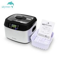 China 220v Skymen 1.2L Glasses Ultrasonic Cleaner 40kHz For Jewelry for sale