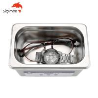 China Skymen Portable 0.8L Glasses Ultrasonic Cleaner 35W Skymen Ultrasonic Cleaner for sale