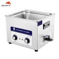 China 360w 40kHz Skymen Ultrasonic Cleaner 15L PAHS For Carburetor Bike Parts for sale