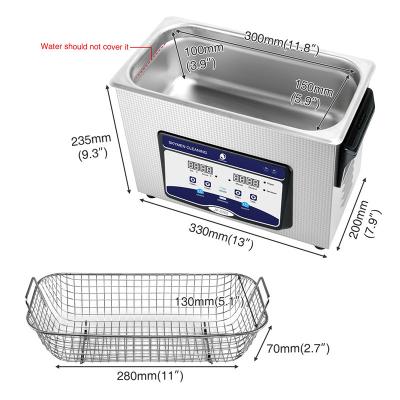 China 180w Ultrasonic hardware Cleaner jewelry optic lens 4.5L 1.19 gal cleaning machine for sale