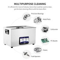 China 30l 480W Sonic Wave Ultrasonic Parts Cleaner Skymen JP-100S With Degassing for sale