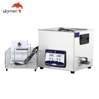 China 20L Benchtop Ultrasonic Cleaner Skymen 420W 40kHz SUS304 Stainless Steel Tank with Degas Function Heating Function for sale