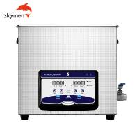 China 20L Benchtop Ultrasonic Cleaner Skymen 420W 40kHz SUS304 Stainless Steel Tank with Degas Function Heating Function for sale