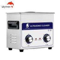 China Commercial Skymen Ultrasonic Bath Cleaner SUS304 Mechanical 3.2L For Jewelry for sale