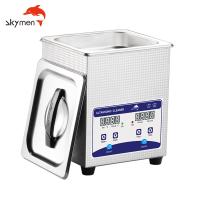 China Stainless Steel Skymen Ultrasonic Cleaner 2L 120W FCC For Auto Parts for sale