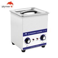China 2L Mechanical Ultrasonic Jewelry Cleaner SUS304 60W 40KHz Adjustable Timer for sale