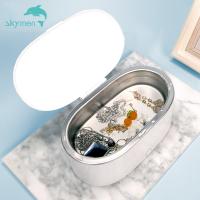 China SUS 304 Tank Portable Ultrasonic Jewelry Cleaner 18w USB Plug In Waterproof for sale